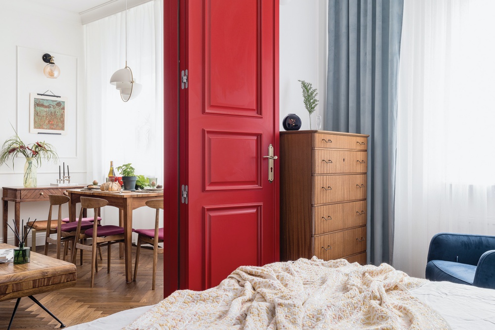 Jak urządzić małe mieszkanie? Pomysł na aranżację długiego i wąskiego mieszkania 58 m2 w ...